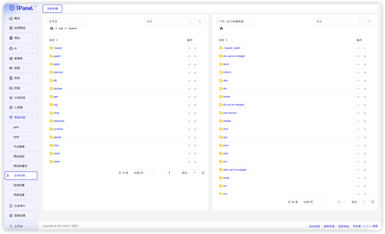 速来体验 | 1Panel V2版本正式发布！ - 技术博客 – FIT2CLOUD 飞致云